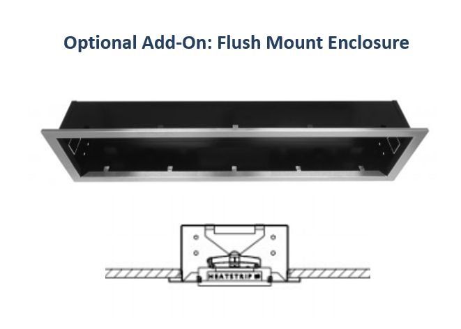 Heatstrip Flush Mount Enclosure
