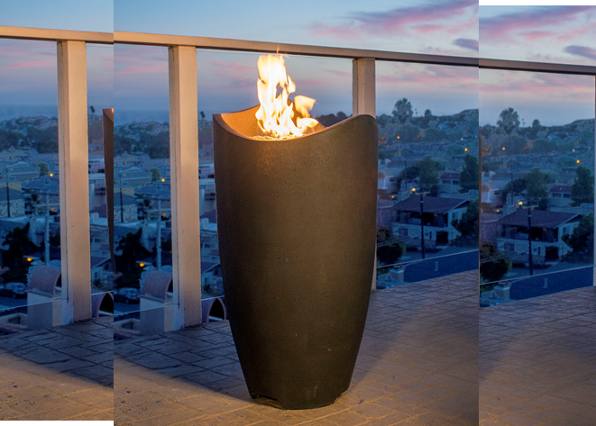 American Fyre Designs Wave Fire Urn