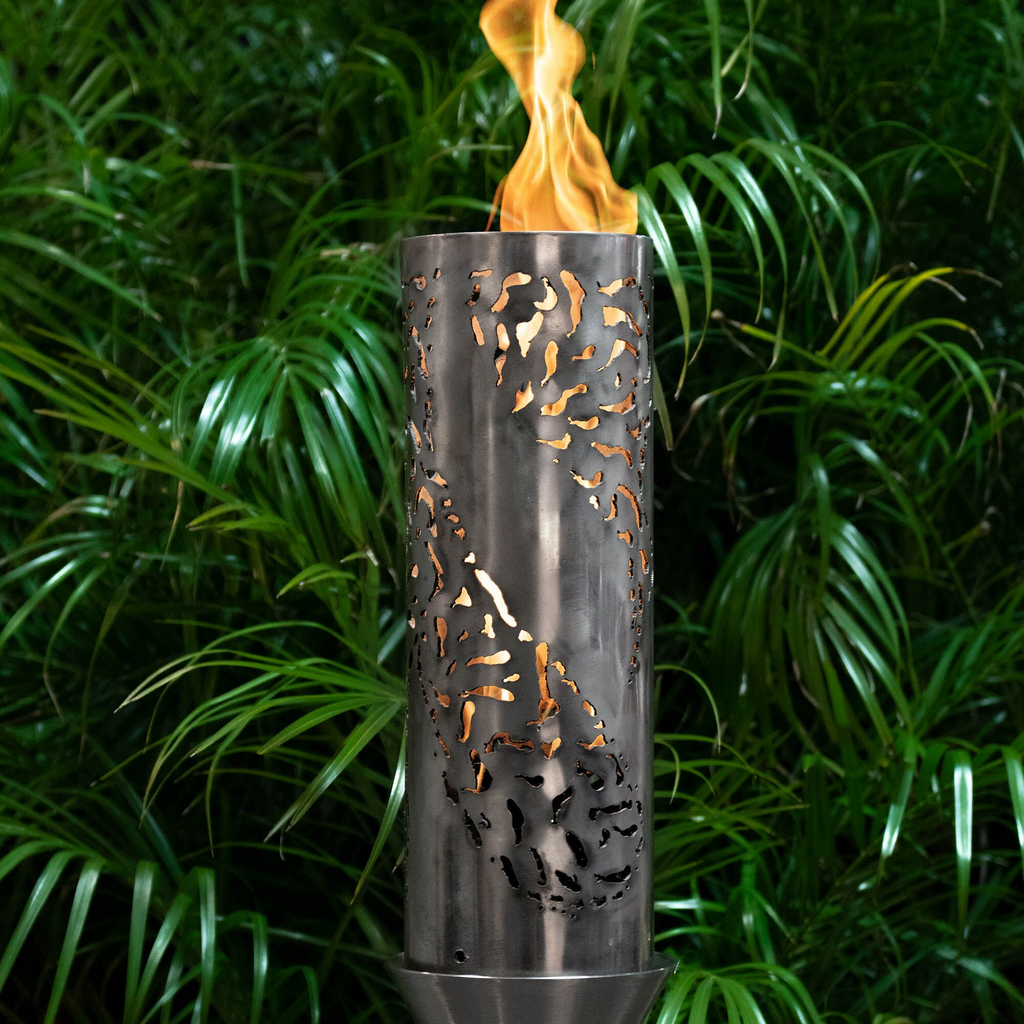 The Outdoor Plus Tiki Fire Torch / Stainless Steel