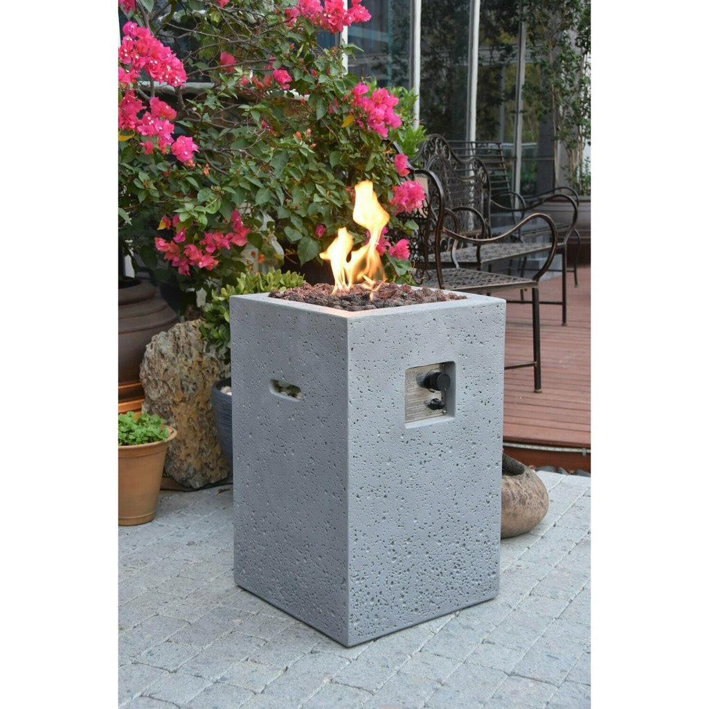 Modeno Boyle Fire Pit – Modern Outdoor Gas Fire Feature